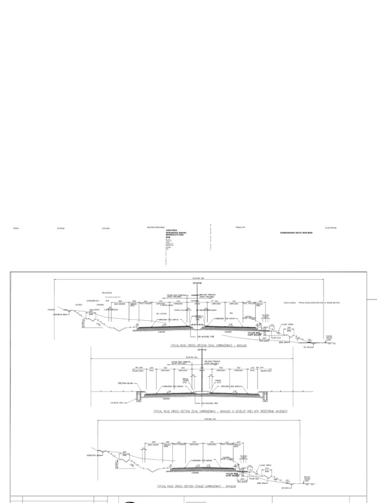 Am-03-Typical Road Section - Atgrade | PDF