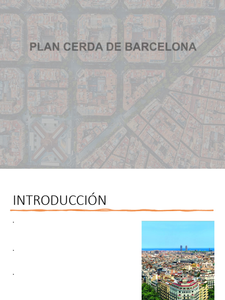 Plan Cerda Barcelona | PDF