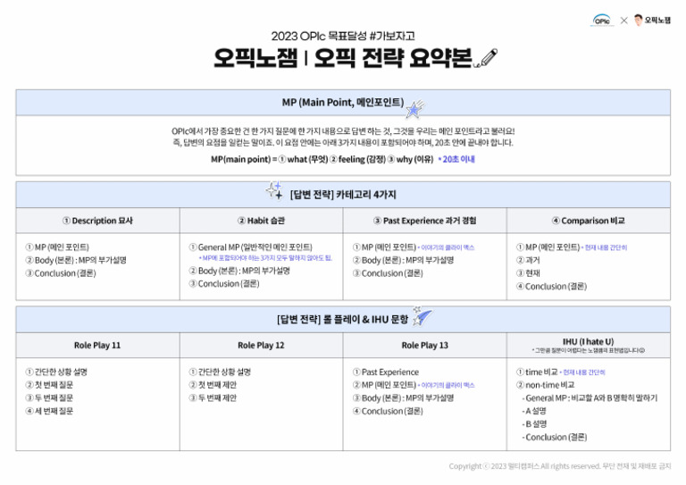 Opic Strategic Book | PDF