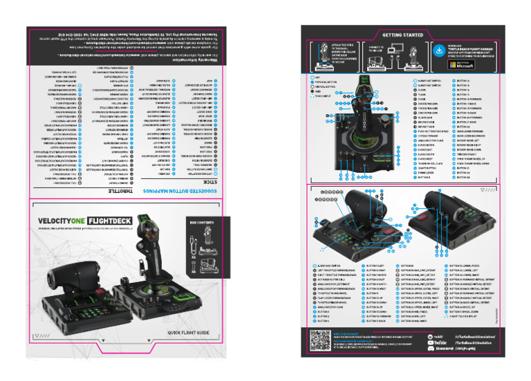 VelocityOne Flightdeck - Quick Flight Guide | PDF