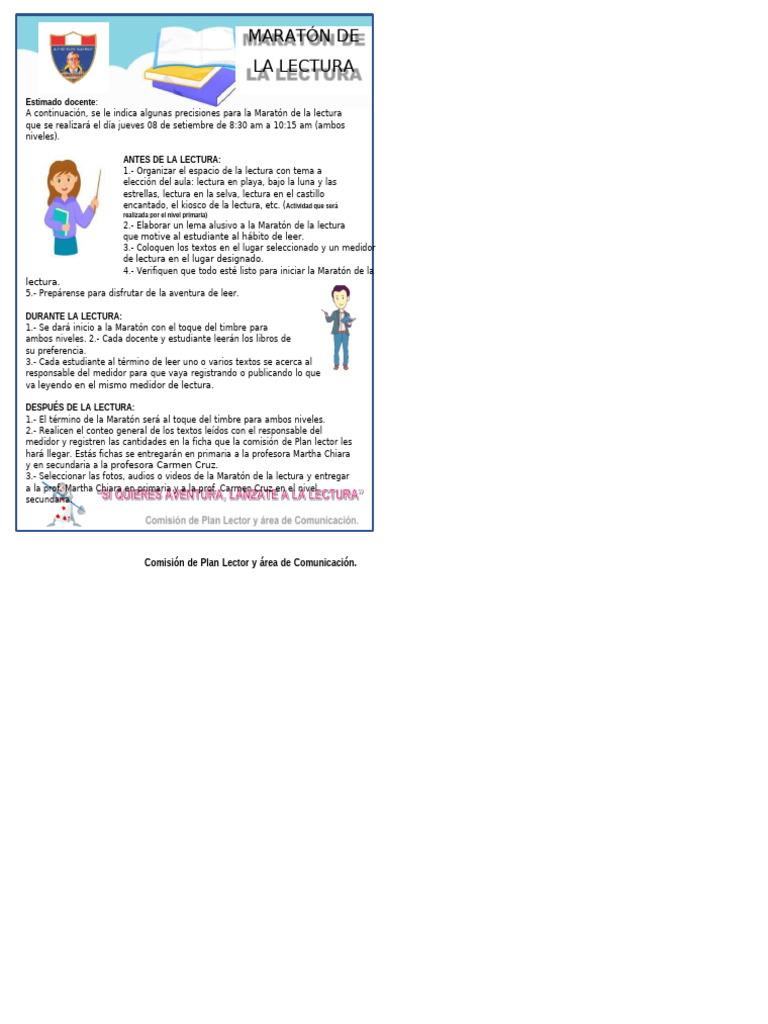 Maraton de La Lectura-3 | PDF