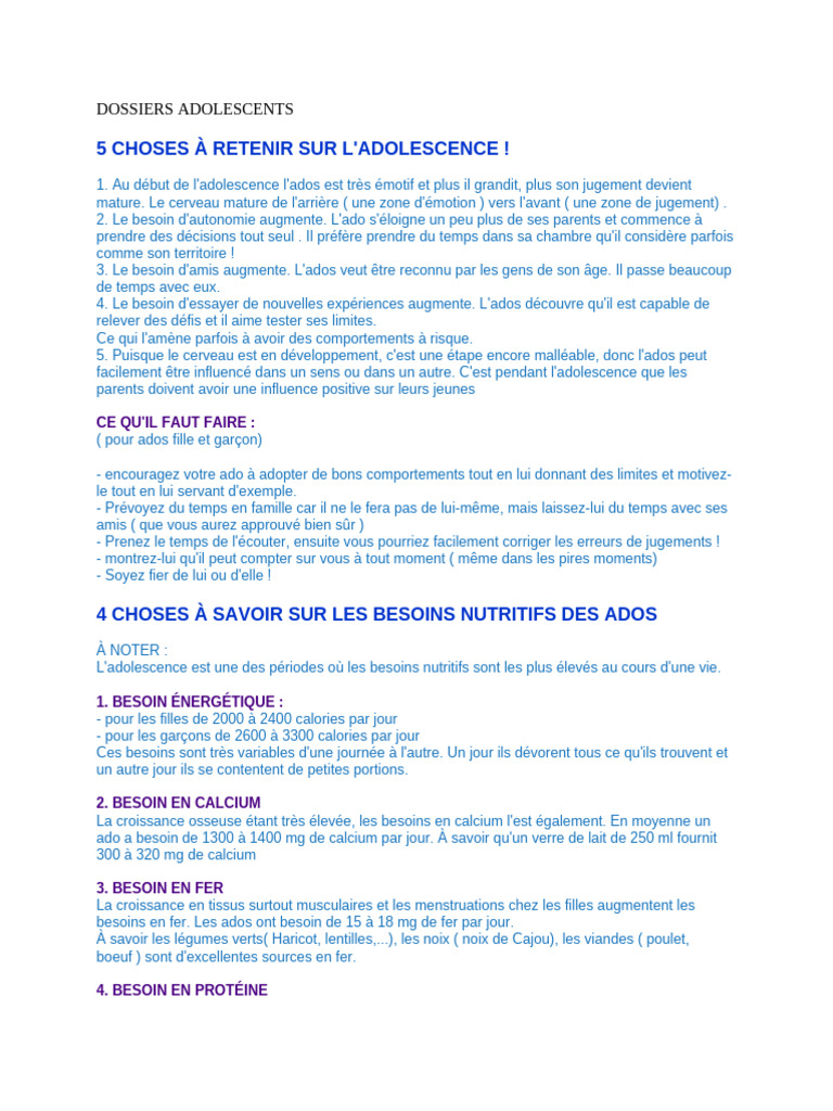 Les Dossiers | PDF