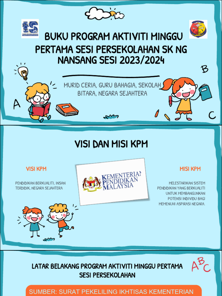 Buku Program Minggu Pembukaakn Sekolahsknn | PDF