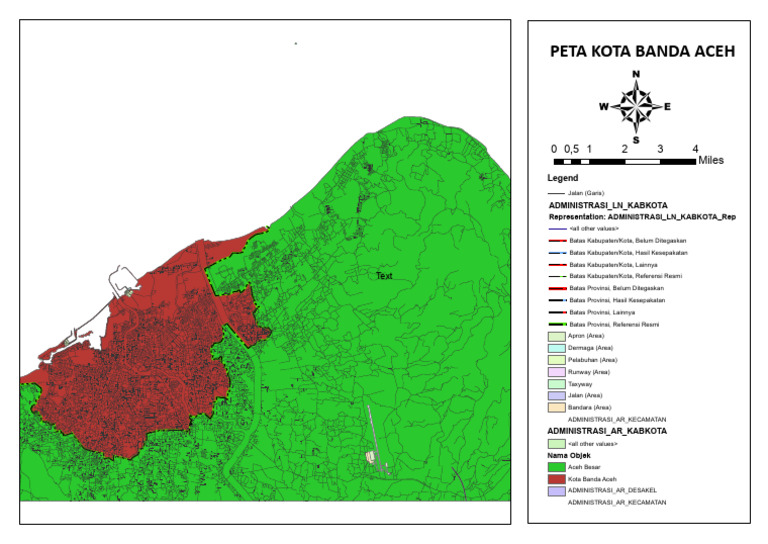 Peta Kabupaten Banda Aceh | PDF