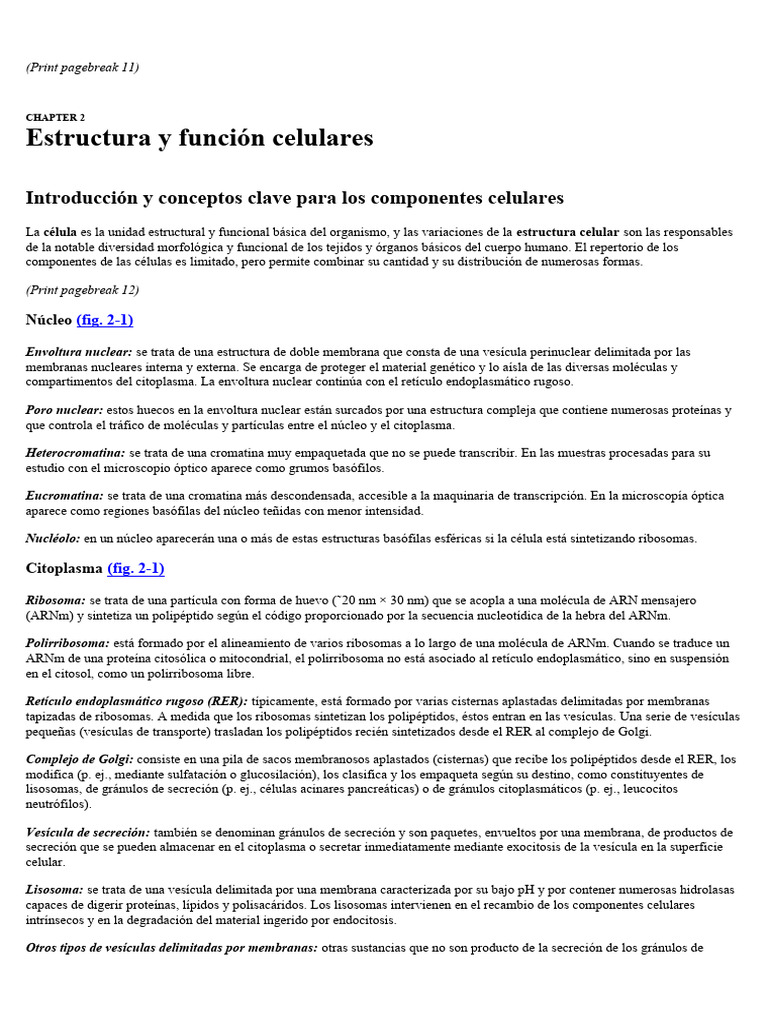 2 - Estructura y Funciã N Celulares | PDF