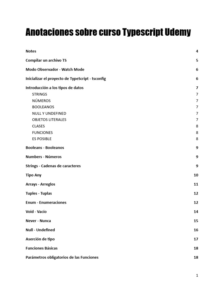 Notas Typescript | PDF
