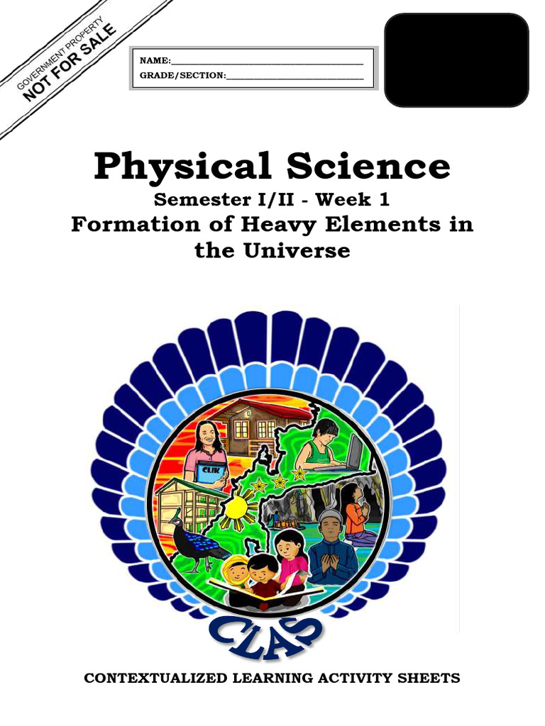 Phy Sci Week 1 | PDF