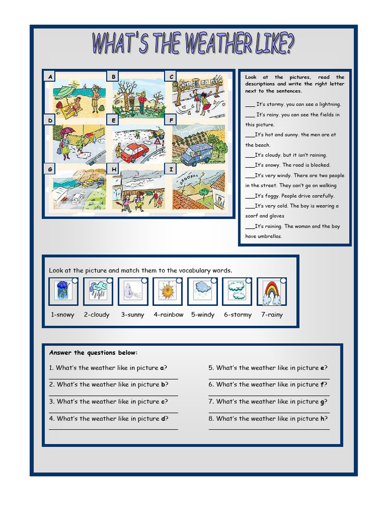 Whats The Weather Like | PDF