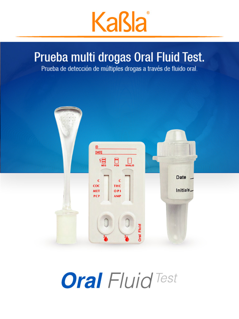 DSD765 Oral Fluid Test Cassette Fluido Oral | PDF