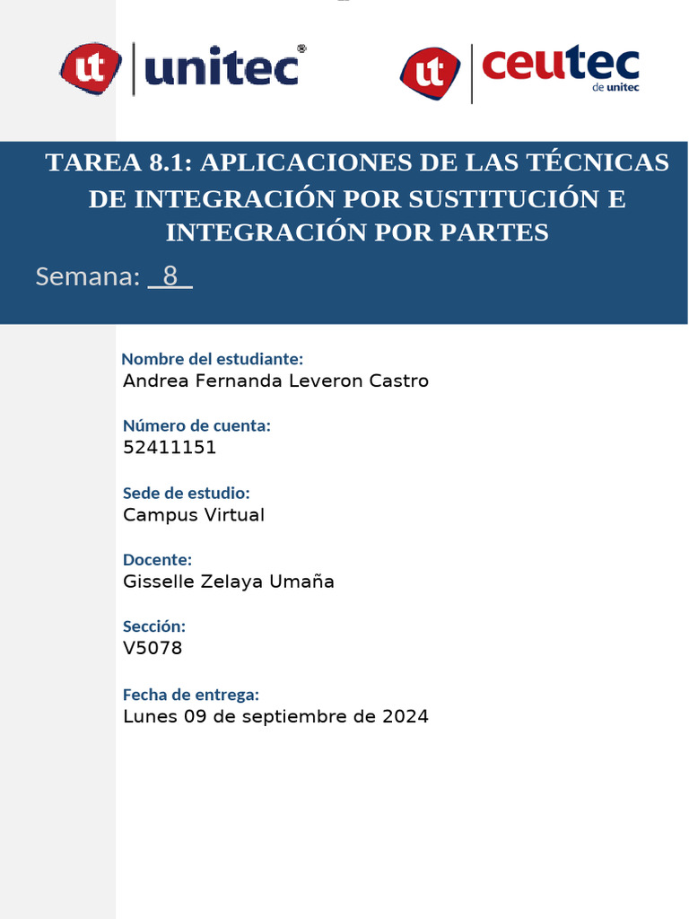 Tarea 8.1 - Leveron - Andrea - 52411151 | PDF