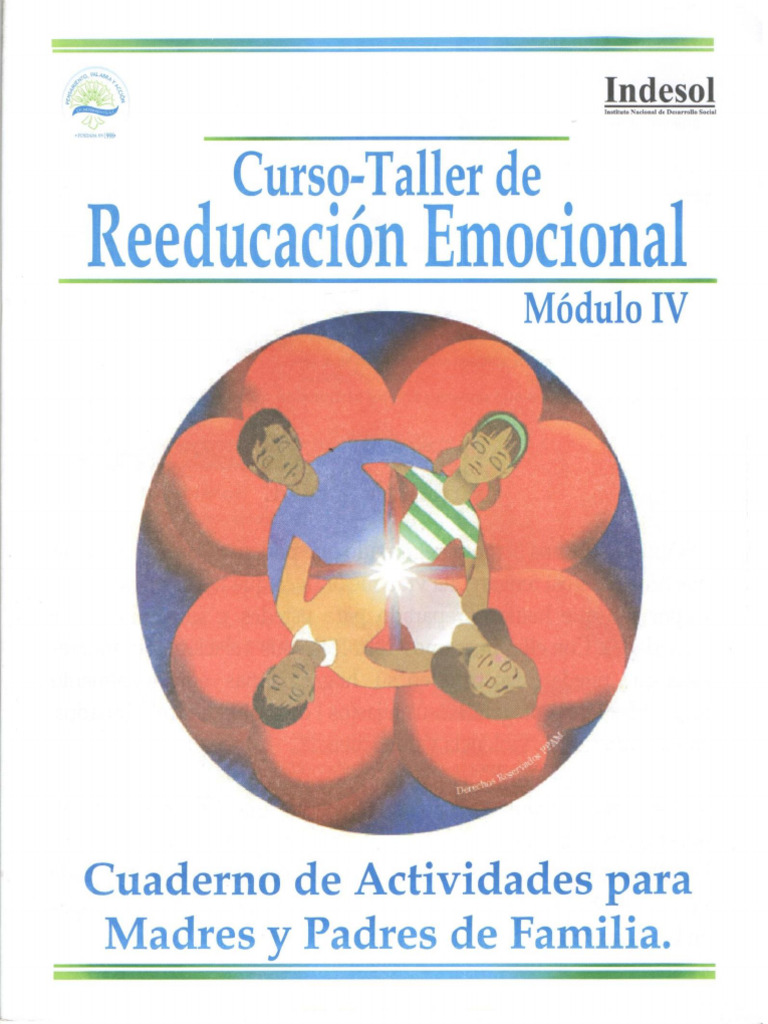 Curso-Taller de Reeducación Emocional - Cuaderno de Actividades para Madres y Padres de Familia ...