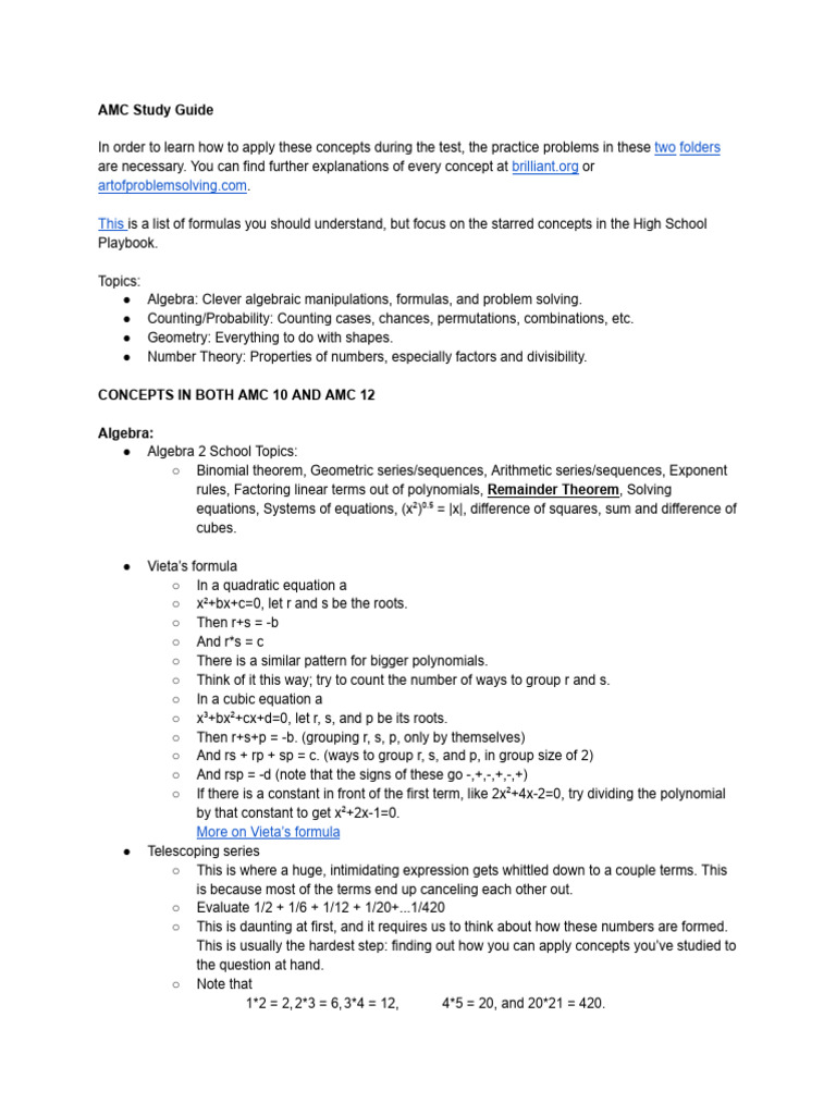 Amc Study Guide | PDF