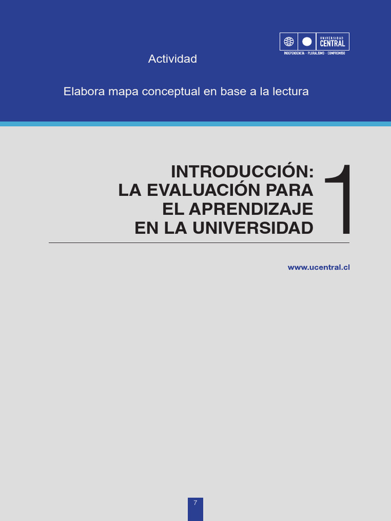 TA +1 +evaluación+de+los+aprendizajes | PDF | Evaluación | Aprendizaje