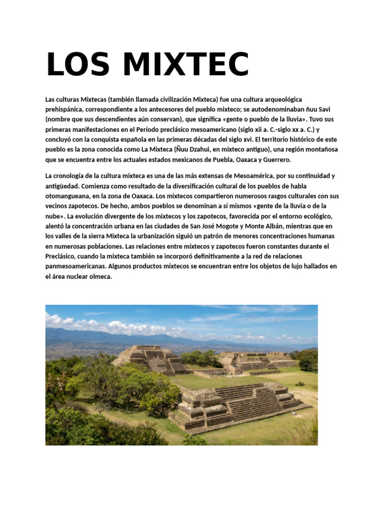 MIXTECAS | PDF