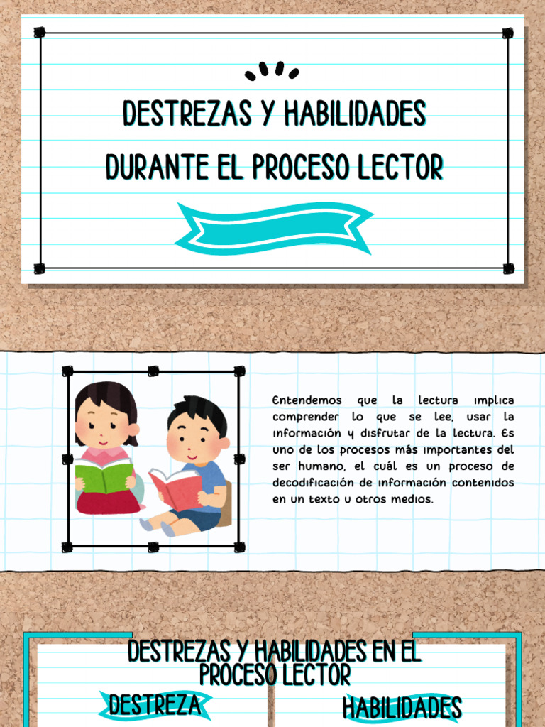Destrezas y Habilidades Dirante El Proceso Lector | PDF | Procesos ...