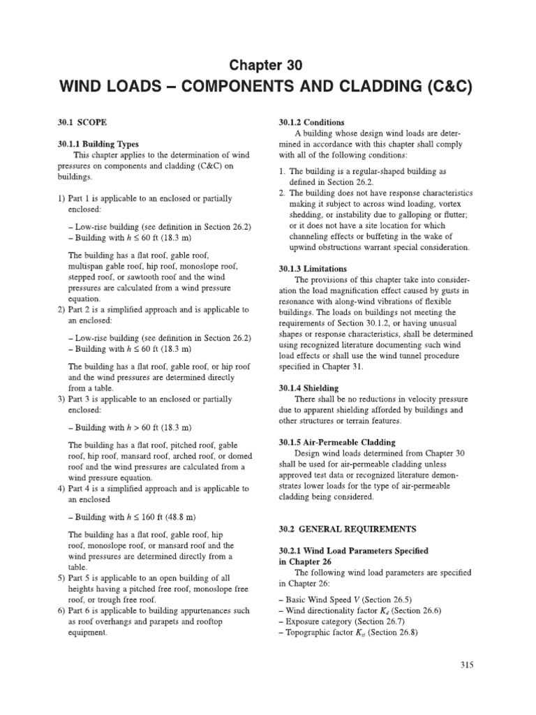 Normas ASCE 7 10 Cap 30 | PDF