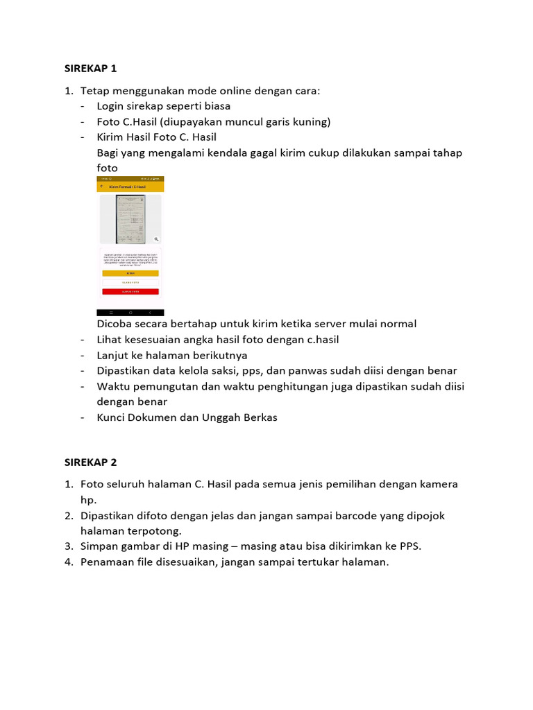 Langkah Solutif Sirekap | PDF