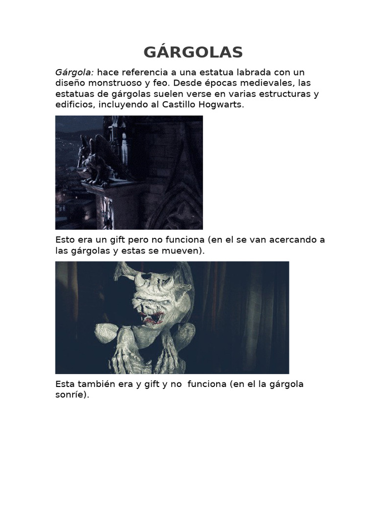 GÁRGOLAS | PDF