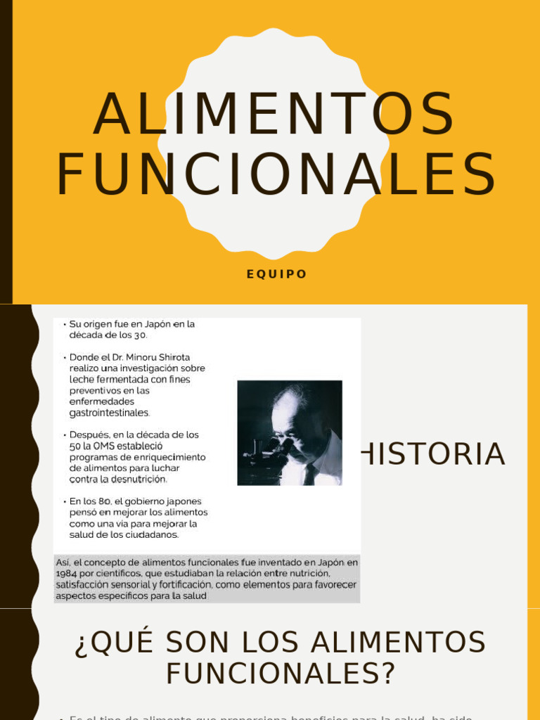 Alimentos Funcionales | PDF