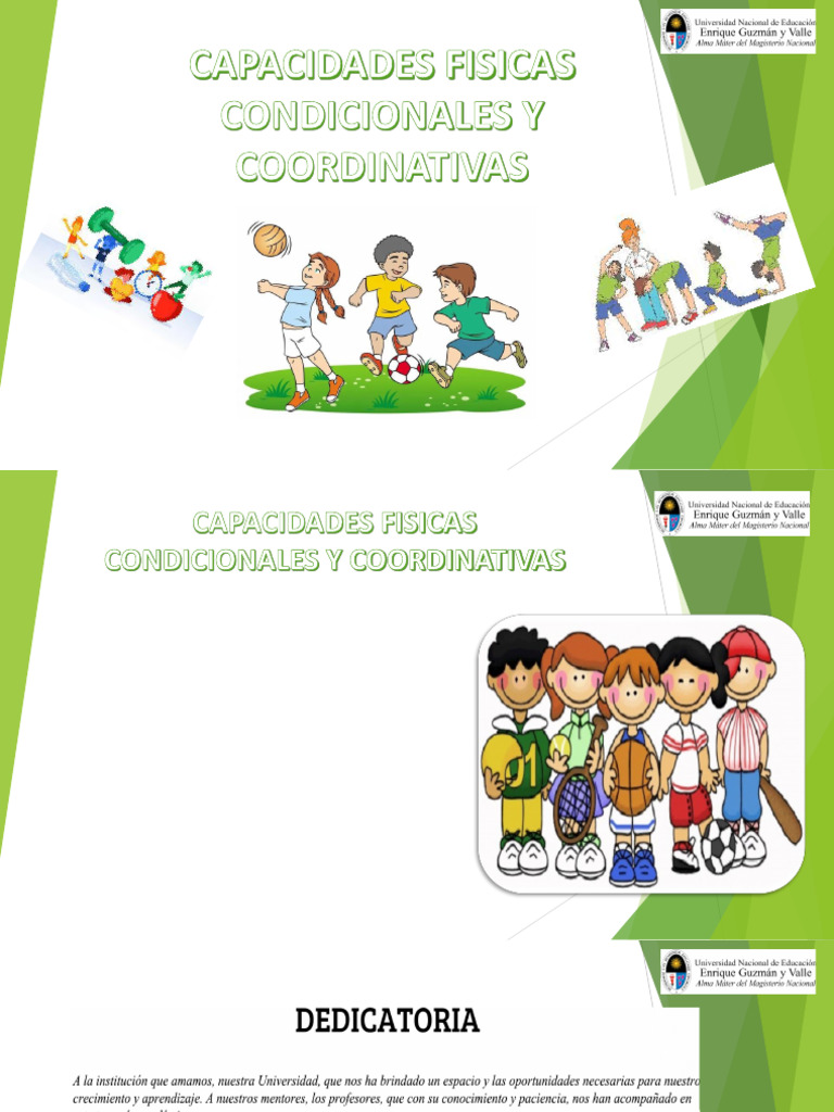 CAPACIDADES FISICAS CONDICIONALES Y COORDINATIVAS PPT Fisica 2 | PDF ...