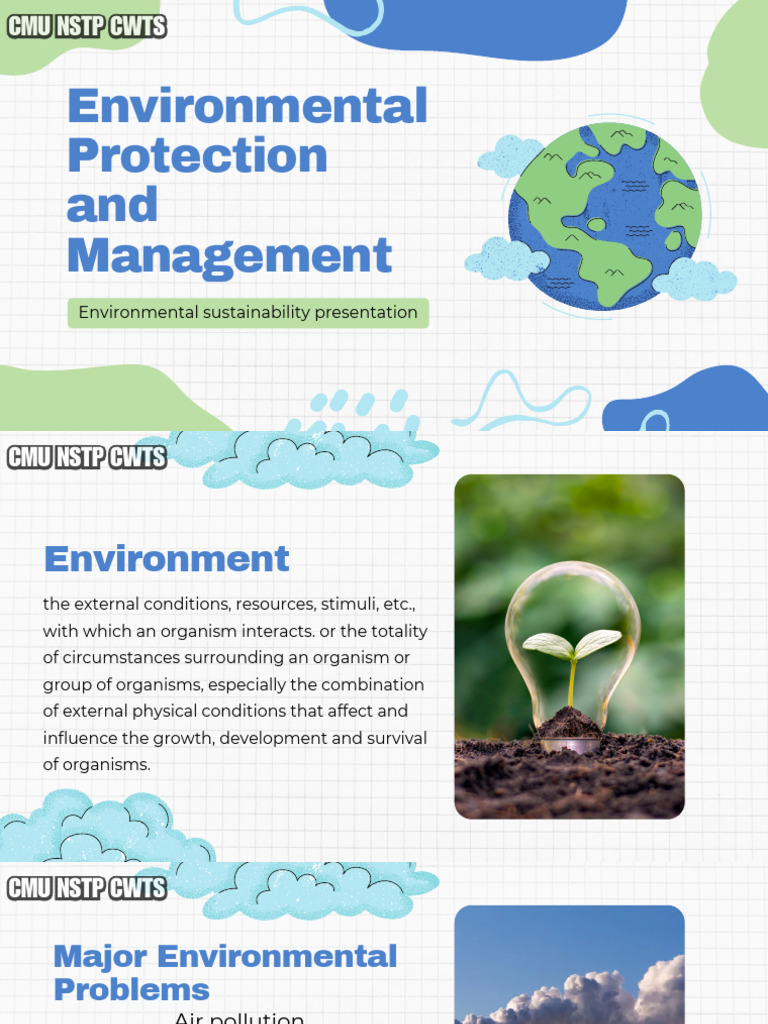 Environmental Protection and Management CMU-NSTP-CWTS | PDF