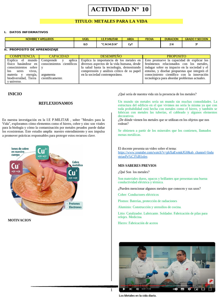 3° ACTIVIDAD 10 Mateo y Alexandro | PDF