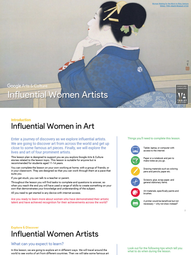 Influential Women Artists | PDF