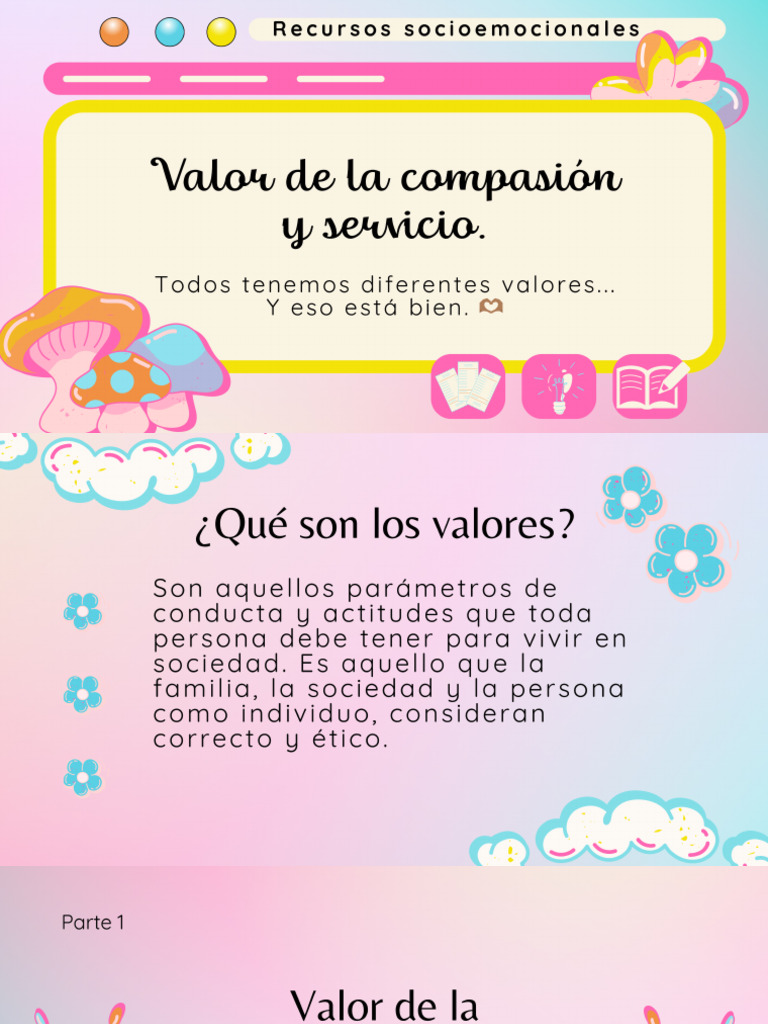 Valor de La Compasión y Servicio. | PDF