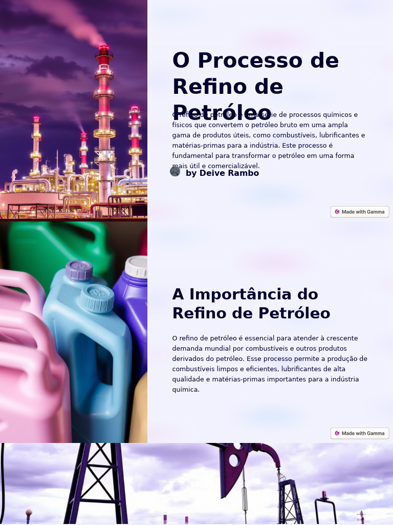 O Processo de Refino de Petroleo | PDF