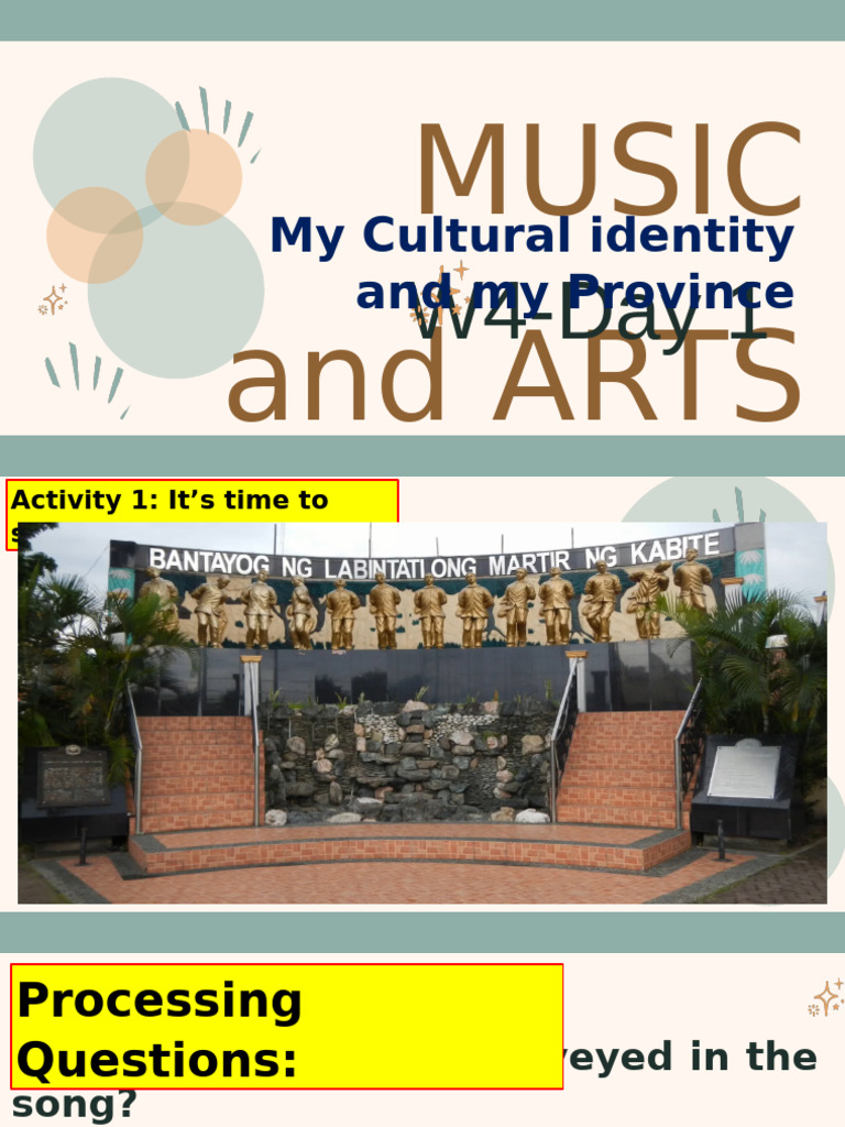 Music and Arts 4 Matatag Powerpoint Presentation Week 4 q1 | PDF
