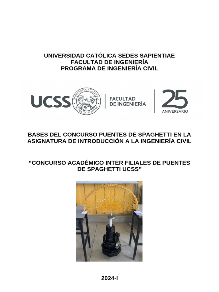 Base Concurso Puente Spaguetti | PDF