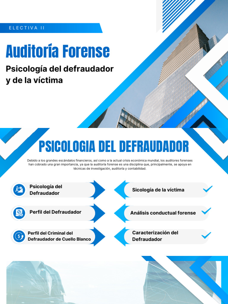 Unidad II. Psicología Del Defraudador y de La Víctima | PDF