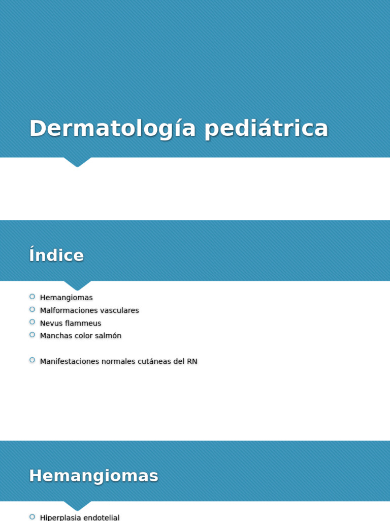 Dermatología Pediátrica | PDF