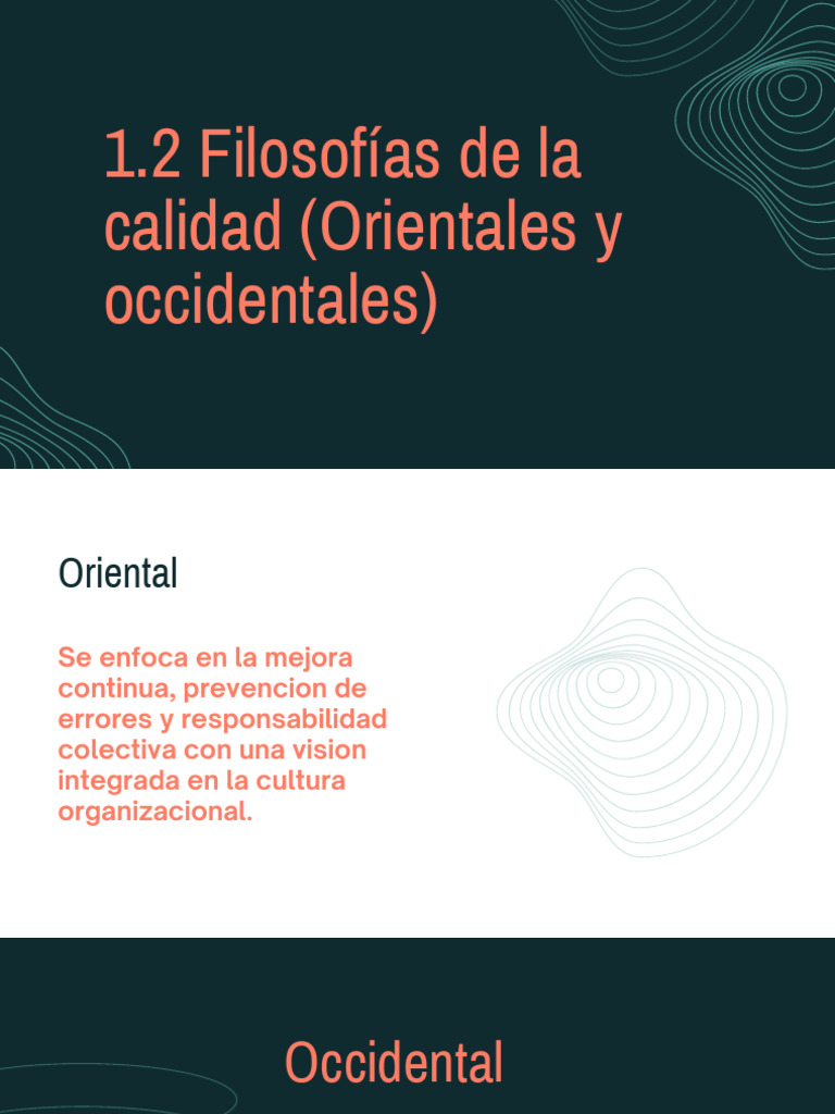 Filosofías de La Calidad | PDF