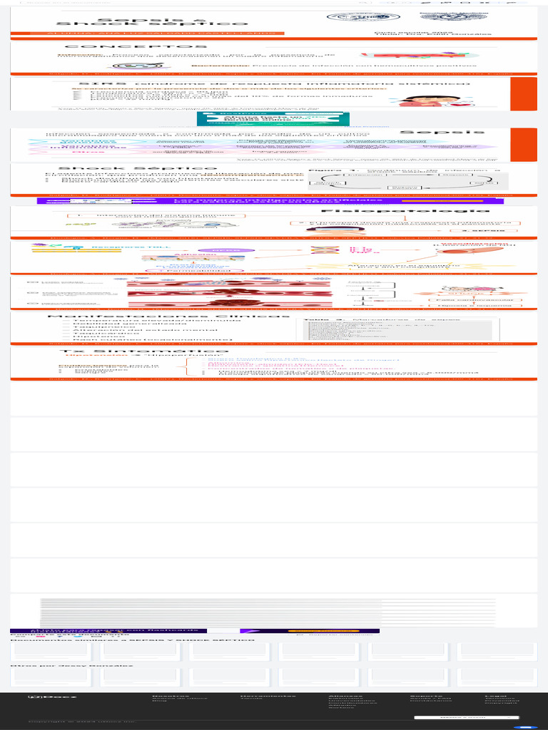 Sepsis y Shock Séptico Jessy González Udocz 2 | PDF