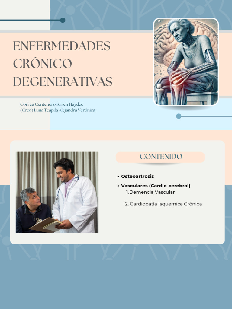 Enfermedades Crónico-Degenerativas PDF | PDF