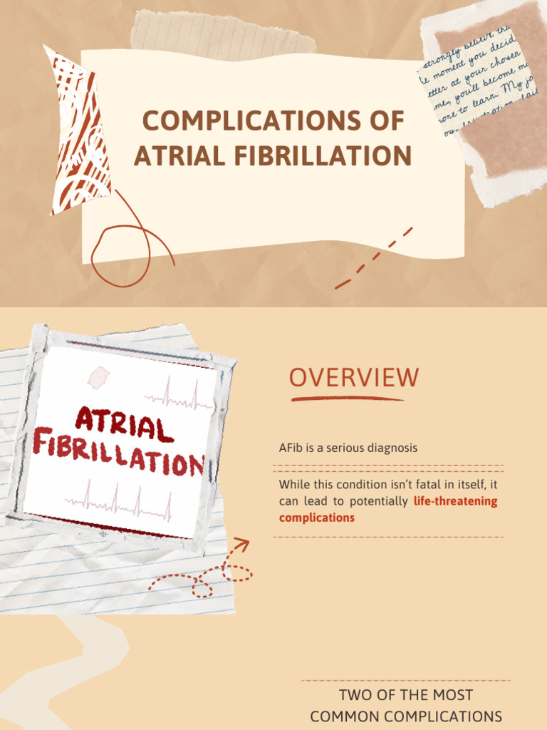 Complications of Atrial Fibrillation | PDF