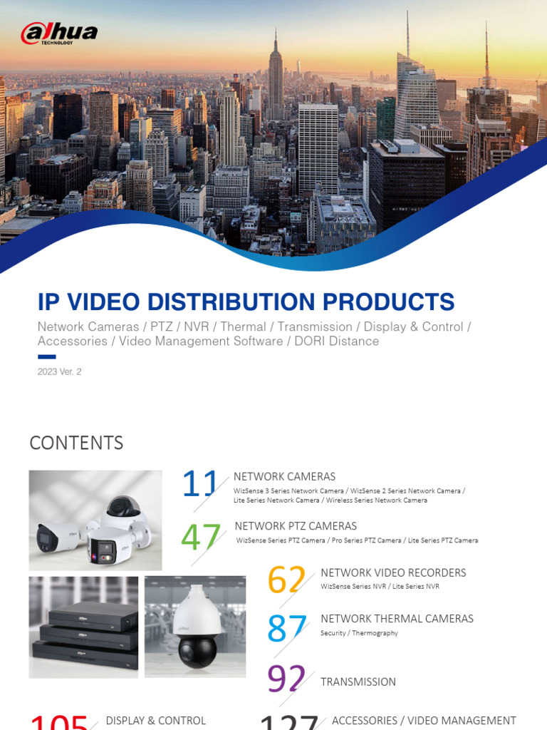 Catalog Dahua IP Video Distribution Products V2.0 en 202312 (For View) | PDF