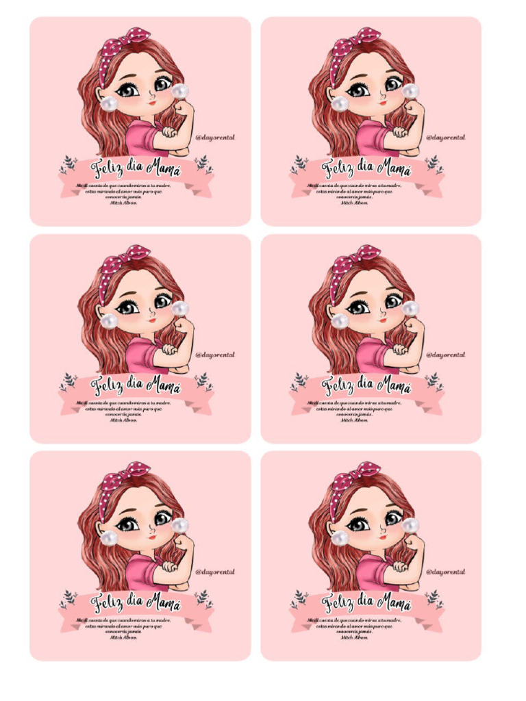 Tarjetas Mamá Pdf