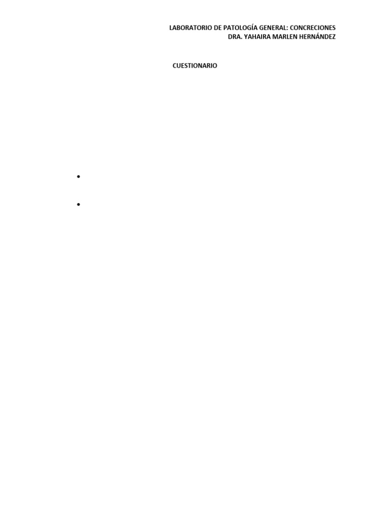 Concreciones | PDF
