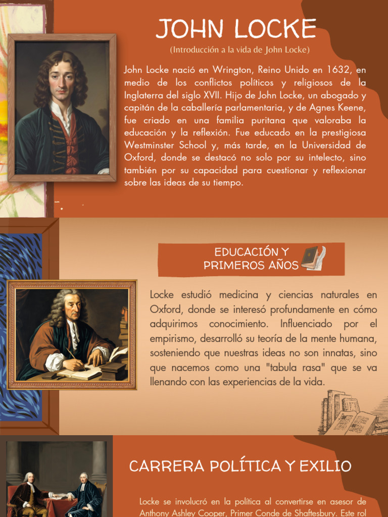 Presentación Ilustrada de John Locke | PDF