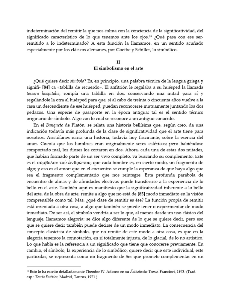 La Actualidad de Lo Bello 39-46 | PDF