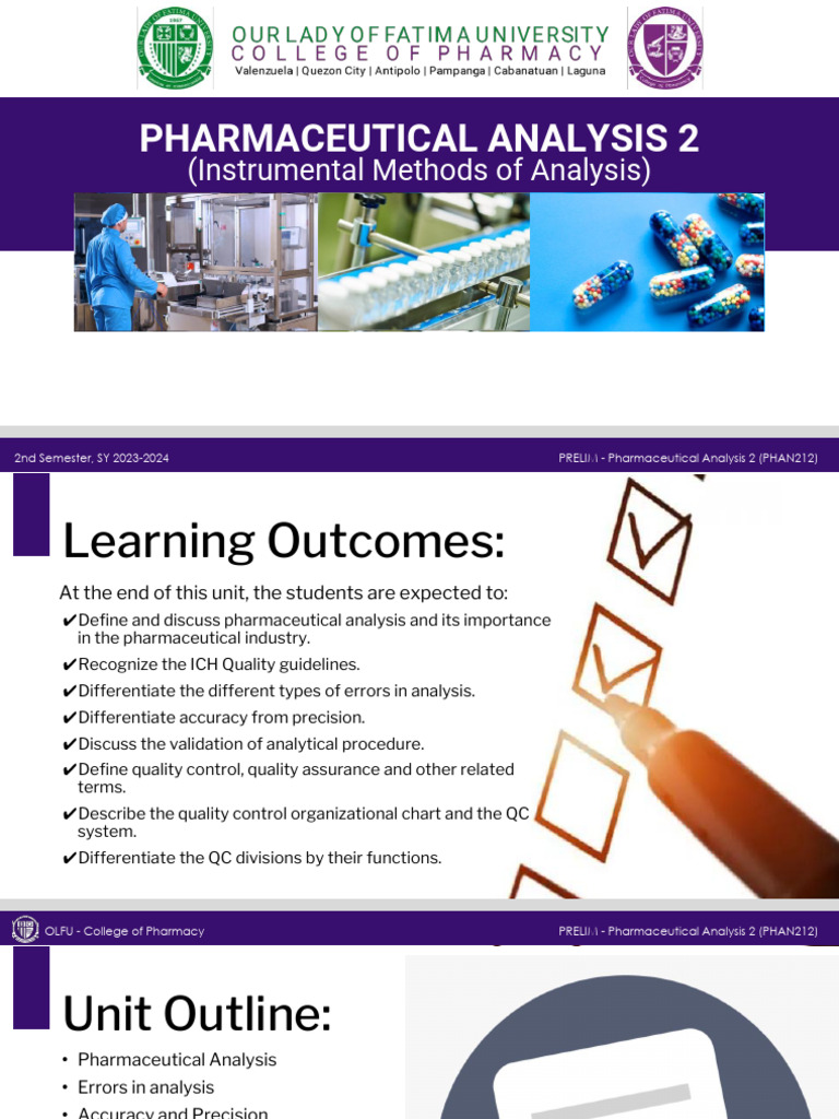PHAN2-Week-1-Introduction To Quality Control | PDF