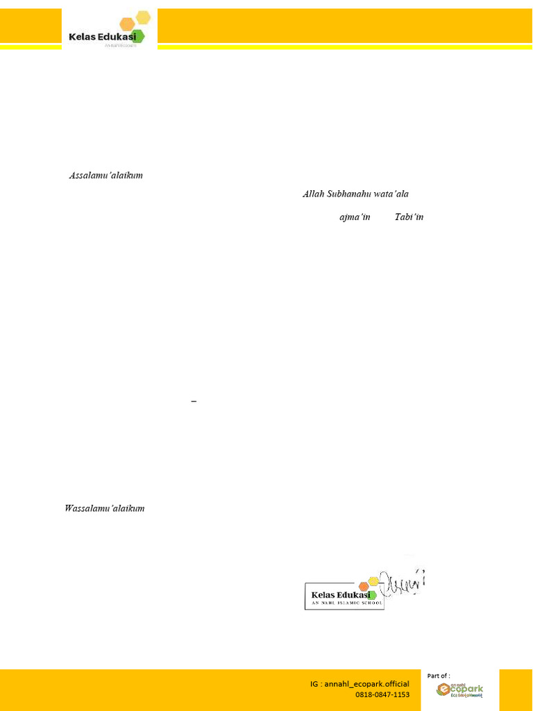 Surat Pemberitahuan Perubahan Struktur Management AFA | PDF