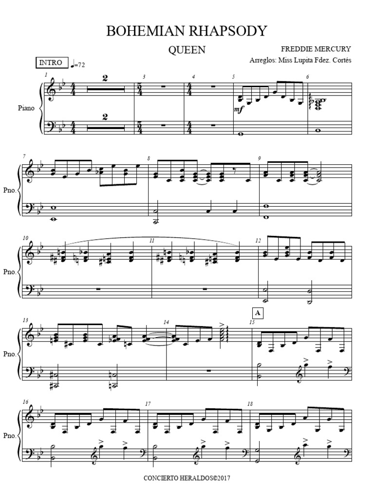 Bohemian Piano 1 | PDF