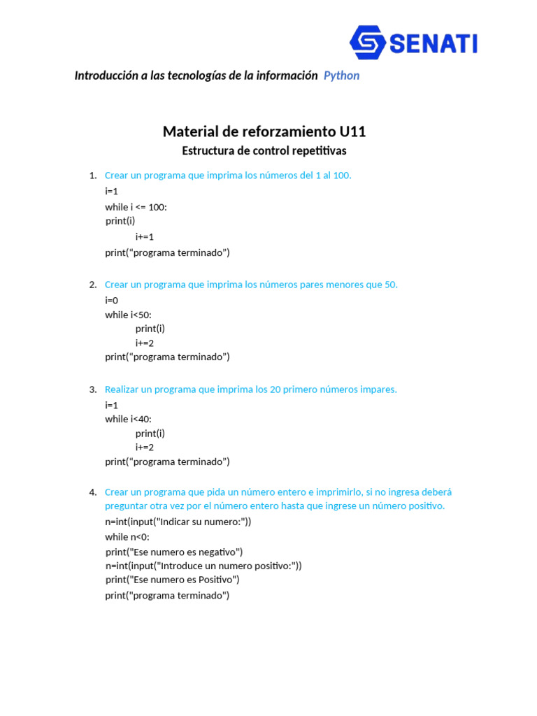 Material de Reforzamiento U11 | PDF