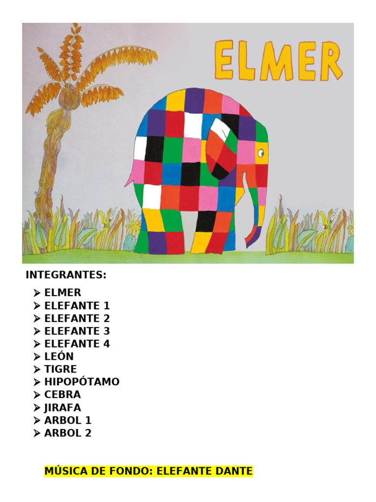 Elmer Cuento Editado | PDF