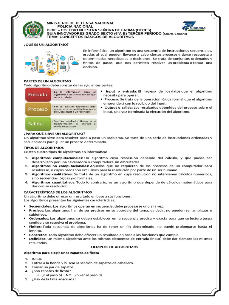 Conceptos Básicos De Algoritmos Pdf