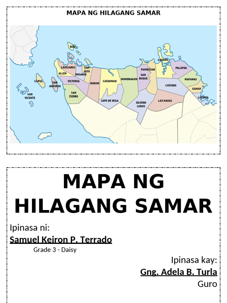 Mapa NG Hilagang Samar | PDF