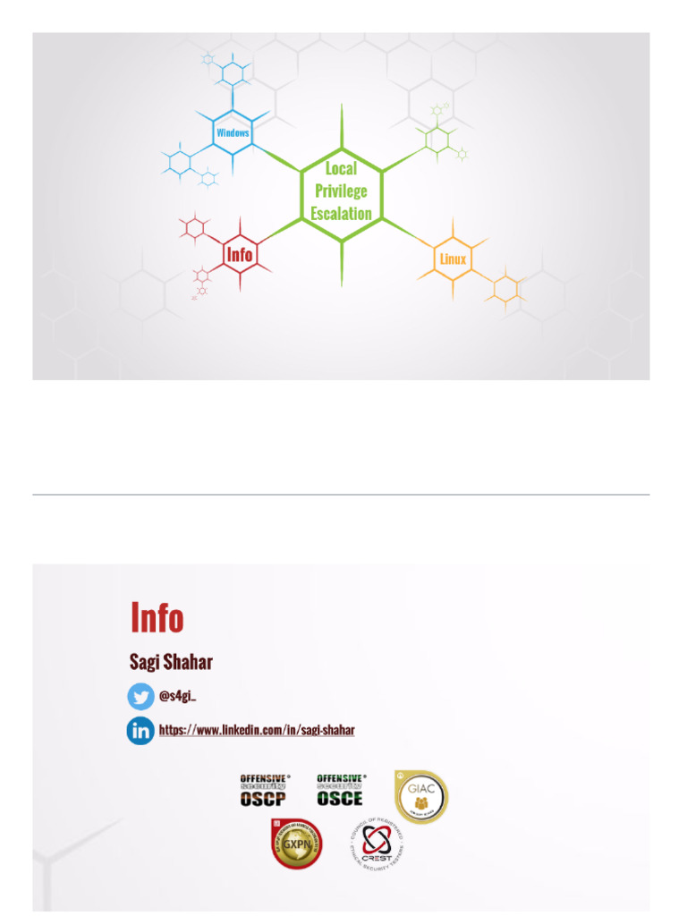Local Privilege Escalation Workshop - Slides | PDF